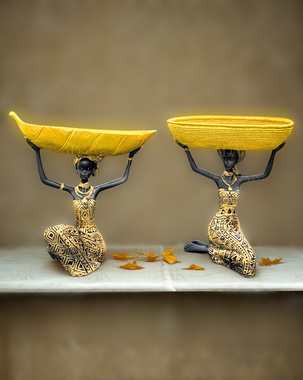 Adaak’s Regal Divas – Elegant Figurines Set of 2 – ADAAK